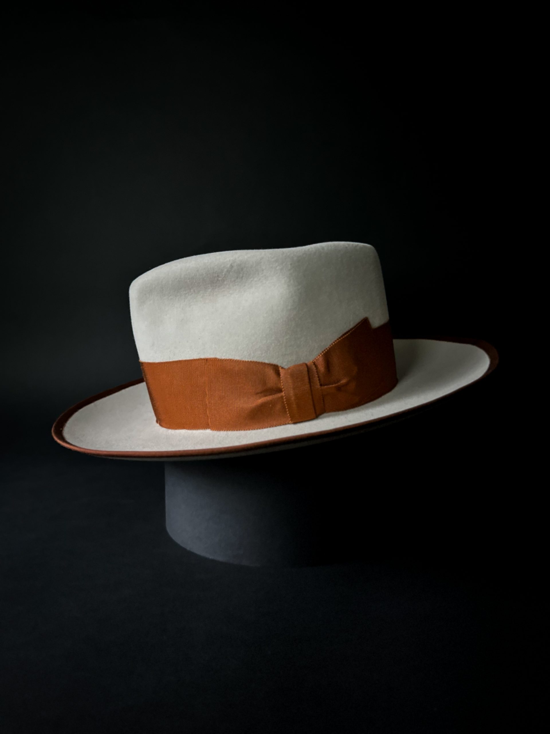 Fante - Rust on Alabaster. Fur felt fedora - The Marialva